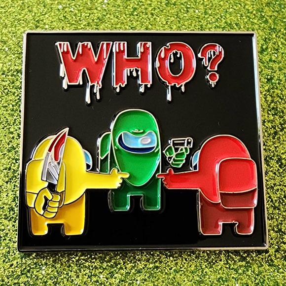 Boutique | Jewelry | 32 Among Us Who Video Game Enamel Pin | Poshmark